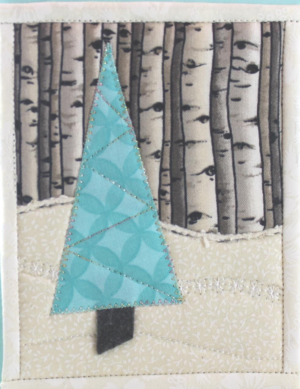 Winter Trees Card Digital Pattern - Etsy