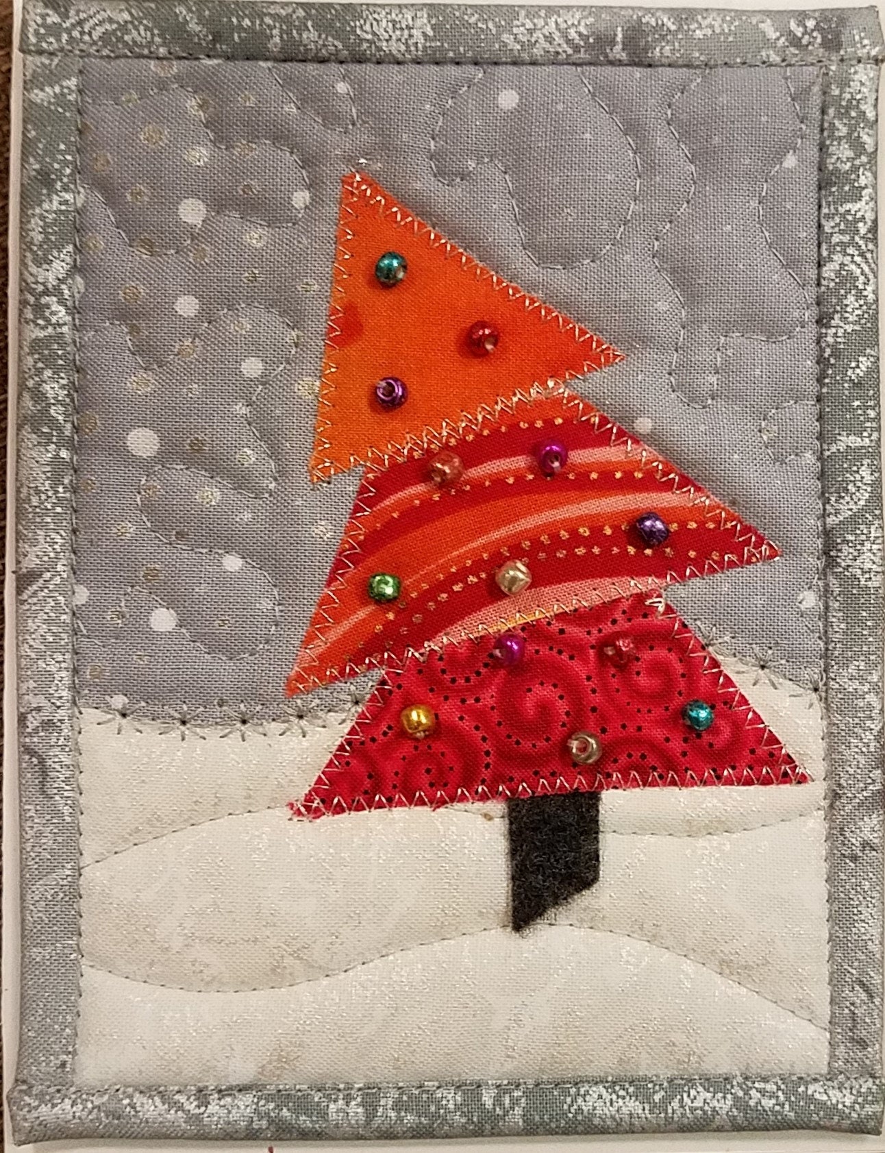 Winter Trees Card Digital Pattern - Etsy