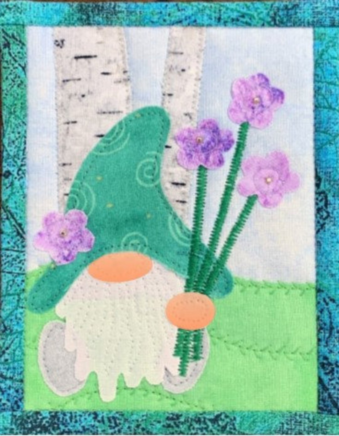 Northwoods Nisse Spring Card Digital Pattern - Etsy
