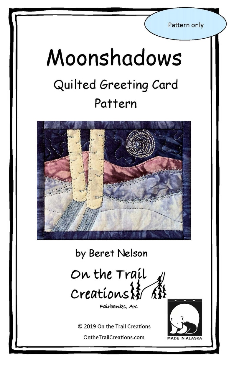 Moonshadows Card Digital Pattern - Etsy