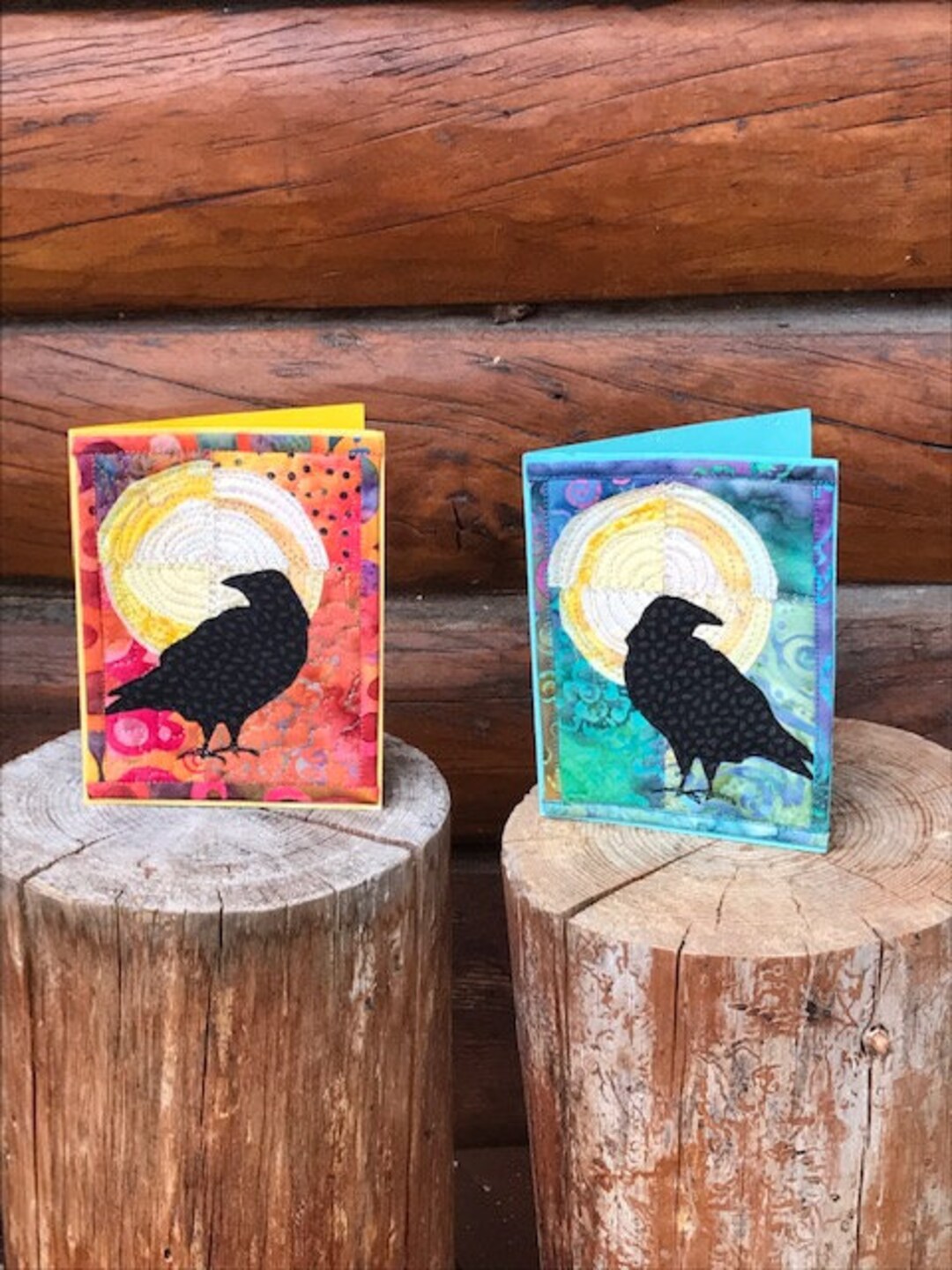 Raven Moon Card Digital Pattern - Etsy