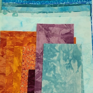 Poppy Patch Collage Art Quilt Kit - Etsy