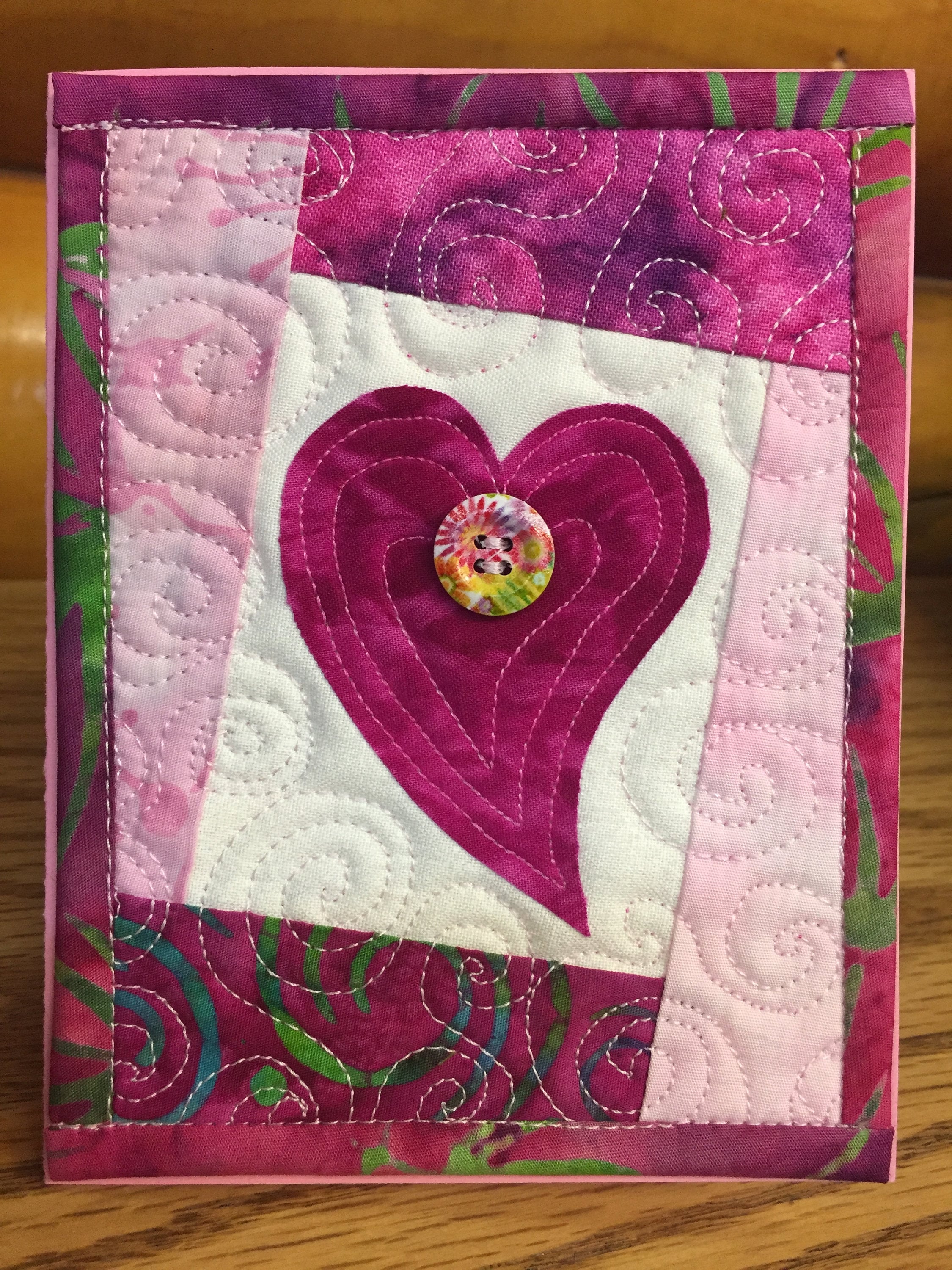 Wonky Heart Card Digital Pattern - Etsy