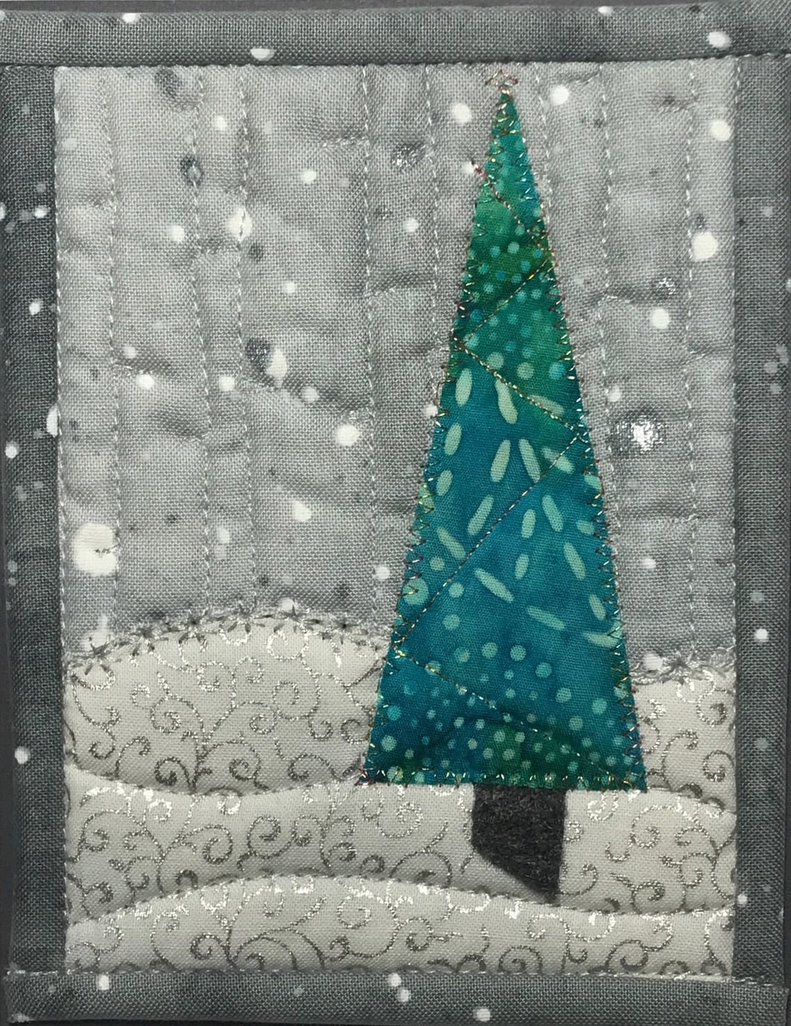 Winter Trees Card Digital Pattern - Etsy