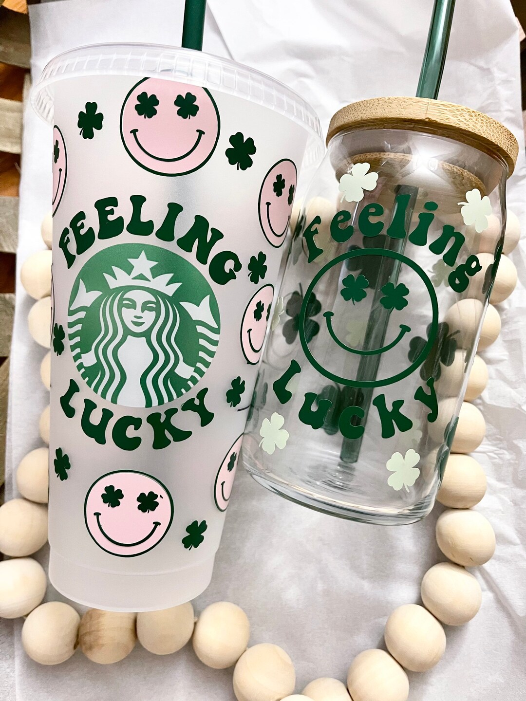 St. Patrick's Day Starbucks Cup Beer Can Glass St Patrick's Day Gifts ...