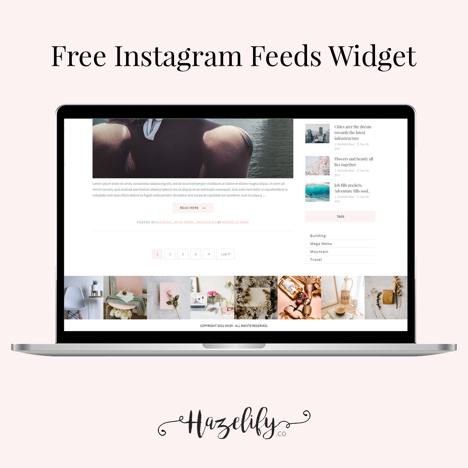 Blogger Template Responsive, Blogger Template Blog "daisy Blogger ...