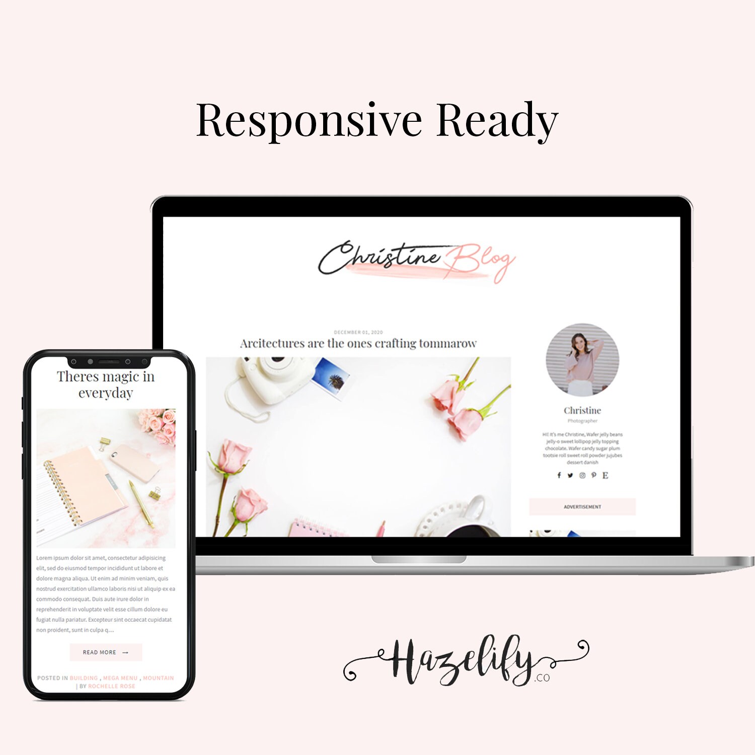 Blogger Template Responsive, Blogger Template Blog "daisy Blogger ...
