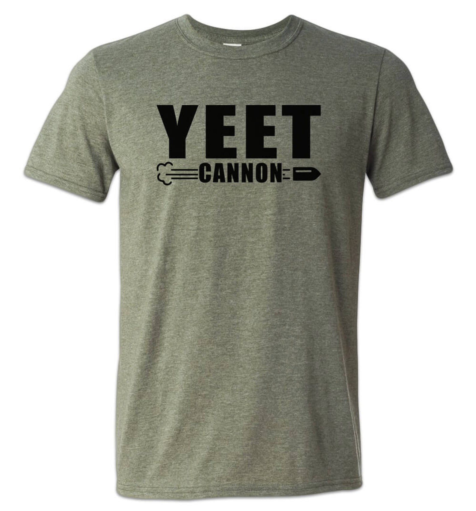 Yeet Cannon T-shirt Funny Gun Meme Problem Solver Pro Gun | Etsy