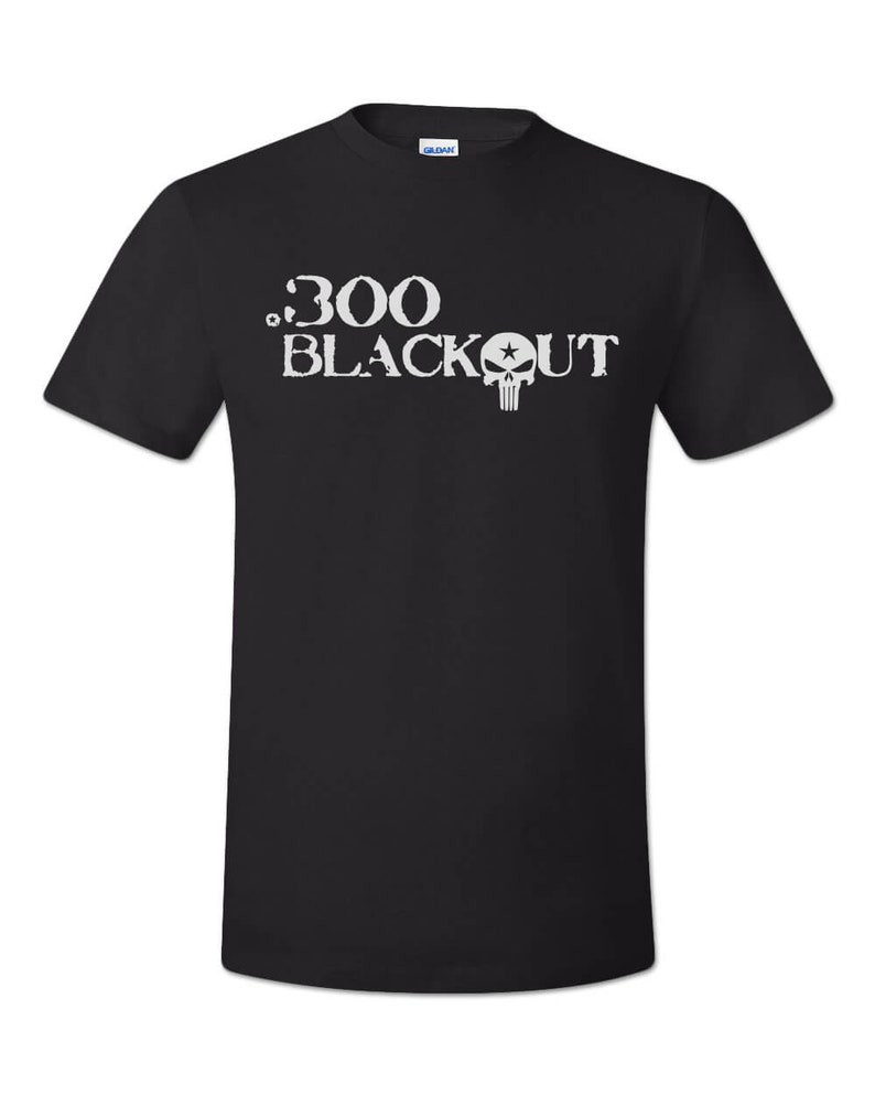 300 Blackout Caliber Punisher T-shirt AR15 Gun Shirt - Etsy