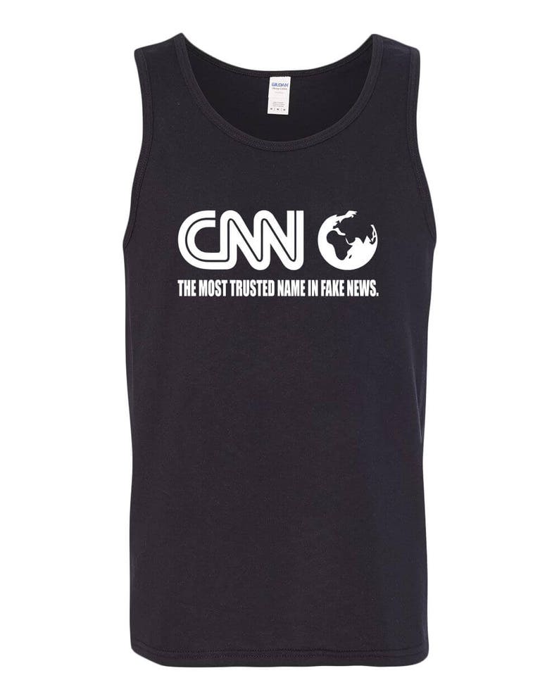 CNN Most Trusted Name In Fake News T-Shirt Funny Tabloid | Etsy