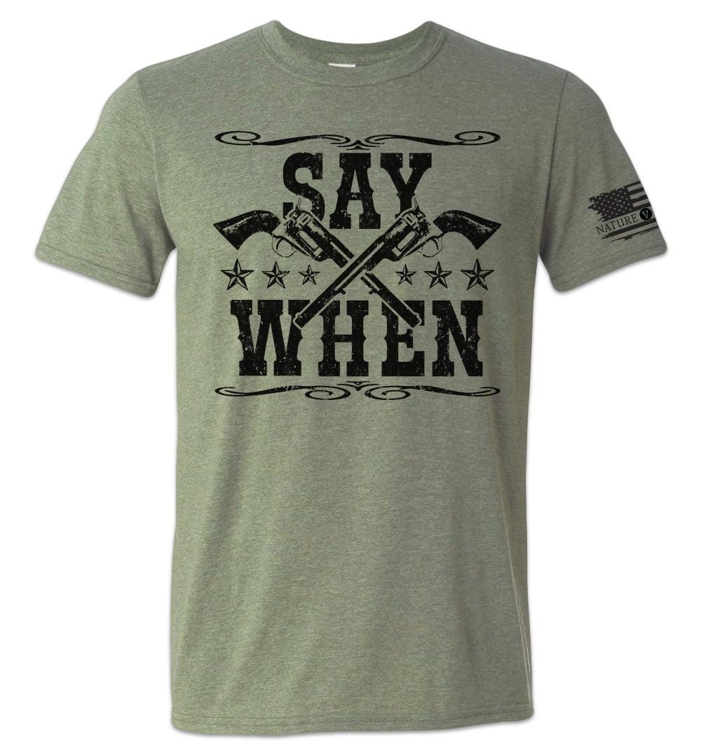 Doc Holliday Say When T-shirt Doc Holliday Shirt I'm Your Huckleberry A ...