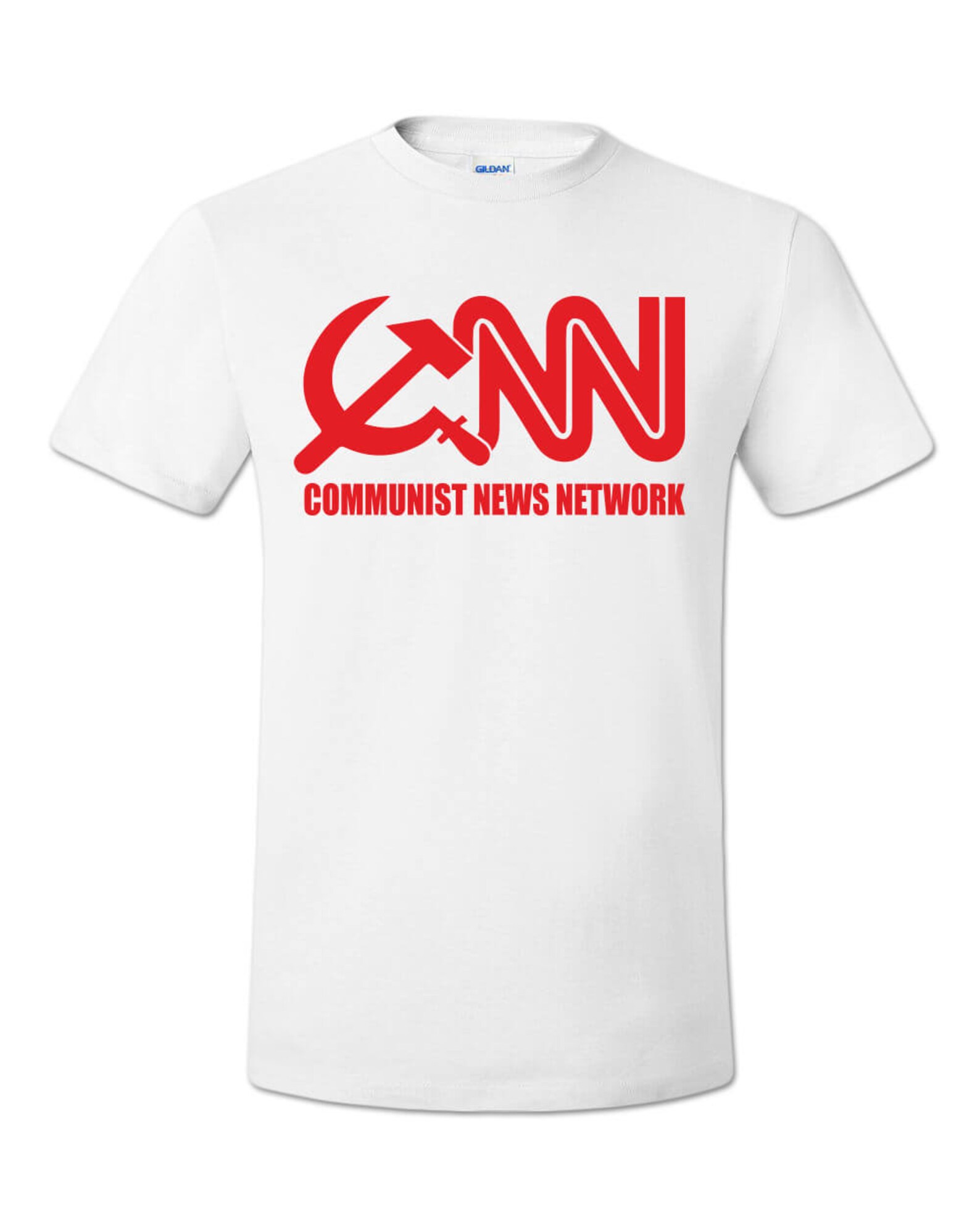 CNN Communist News Network T-shirt Funny Political Satire - Etsy