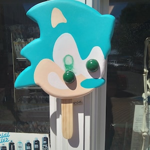 Sonic the Hedgehog Ice Pop Sculpture - Etsy