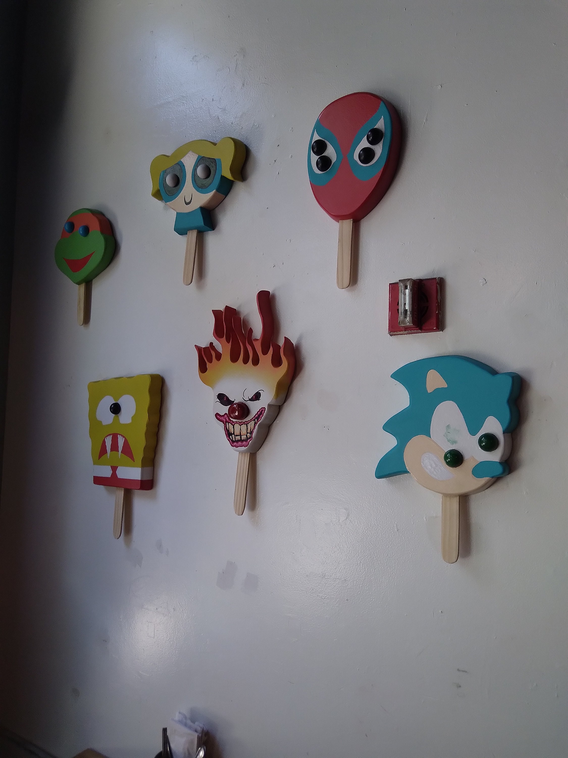 Sonic the Hedgehog Ice Pop Sculpture - Etsy