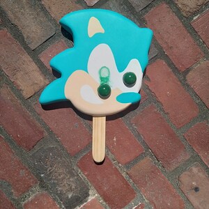 Sonic the Hedgehog Ice Pop Sculpture - Etsy