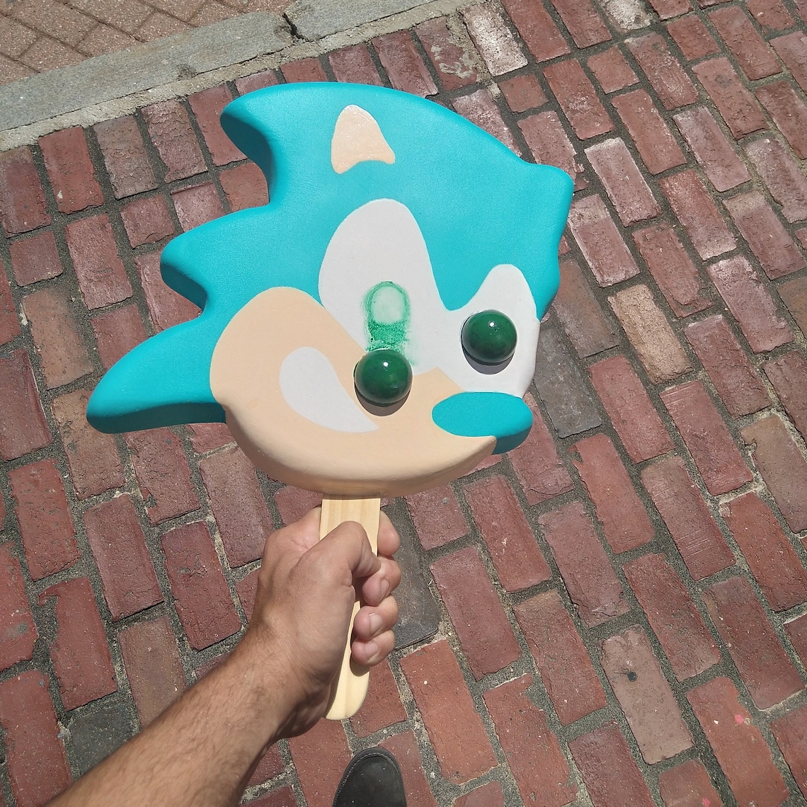 Sonic the Hedgehog Ice Pop Sculpture by Danny Wicked - Etsy