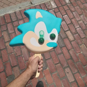 Sonic the Hedgehog Ice Pop Sculpture - Etsy