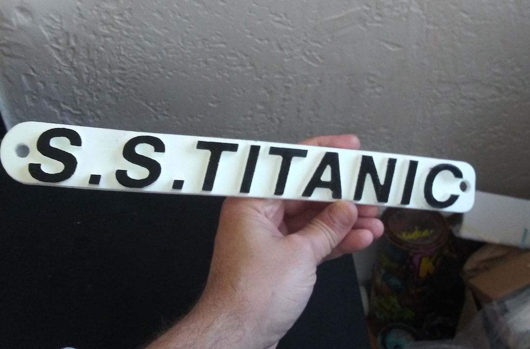 TITANIC Replica Lifeboat Plaque - Etsy