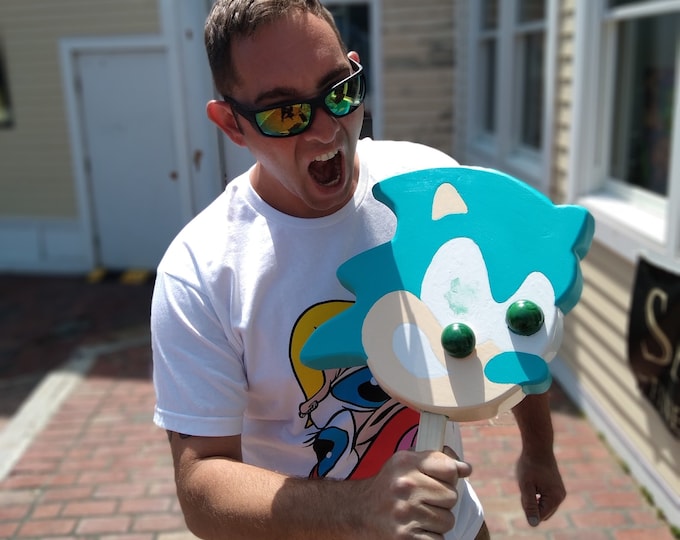 Sonic the Hedgehog Ice Pop Sculpture - Etsy