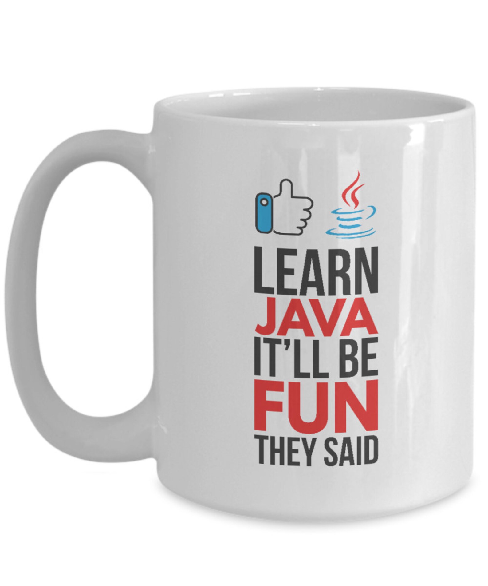 Learn Java It'll Be Fun Coding Cup for Javascript Coders | Etsy
