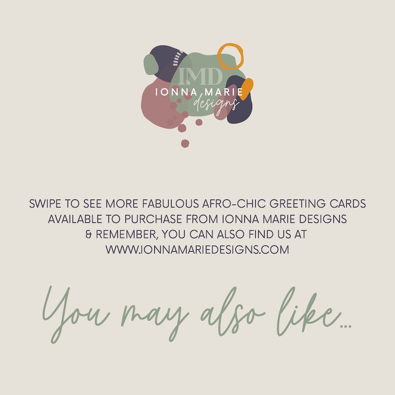 Afrocentric Friendship Card, Black Girl Magic, Ethnic Print Greeting ...