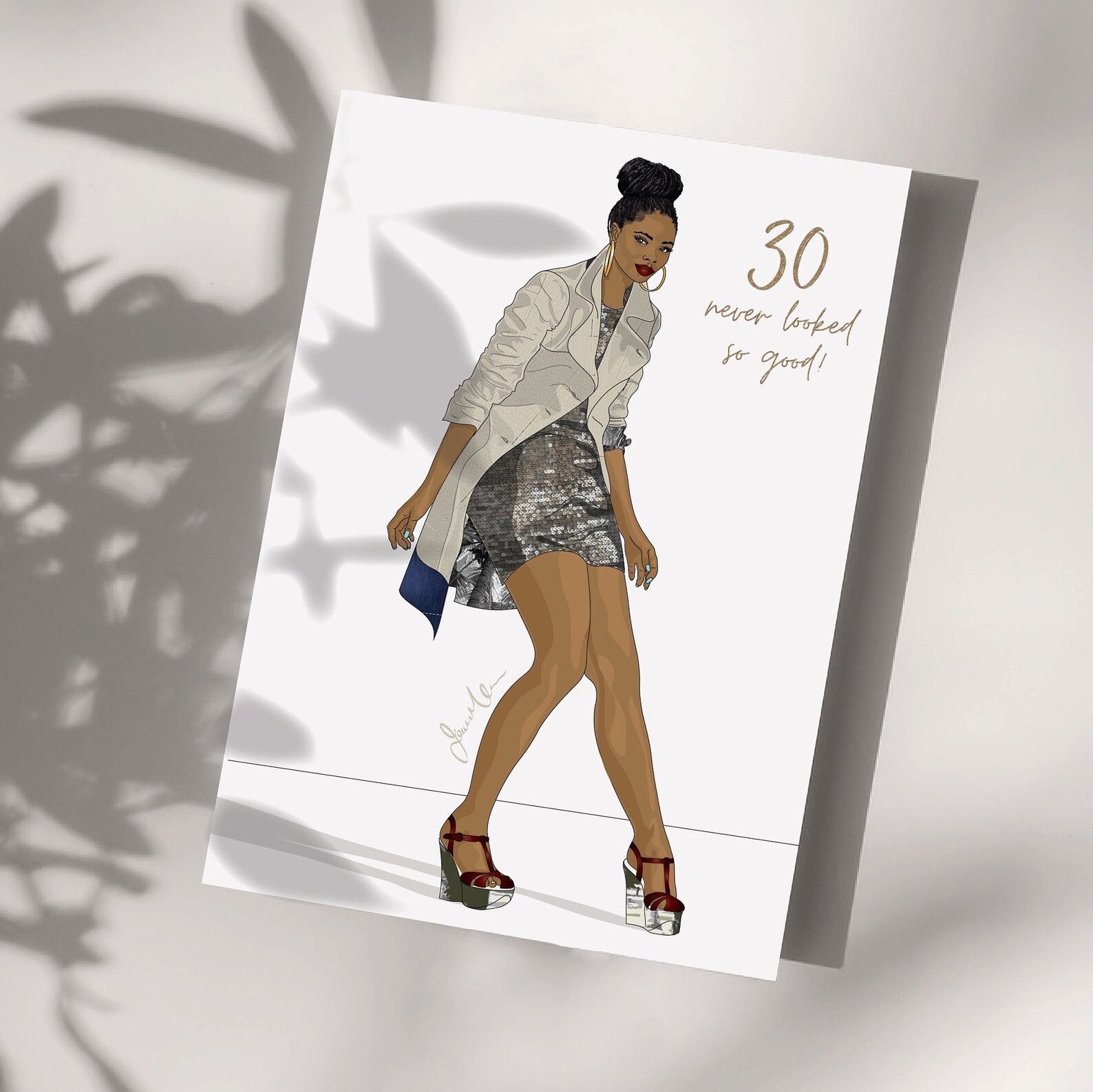30th Birthday Black Girl Magic Ethnic Age Greeting Card - Etsy