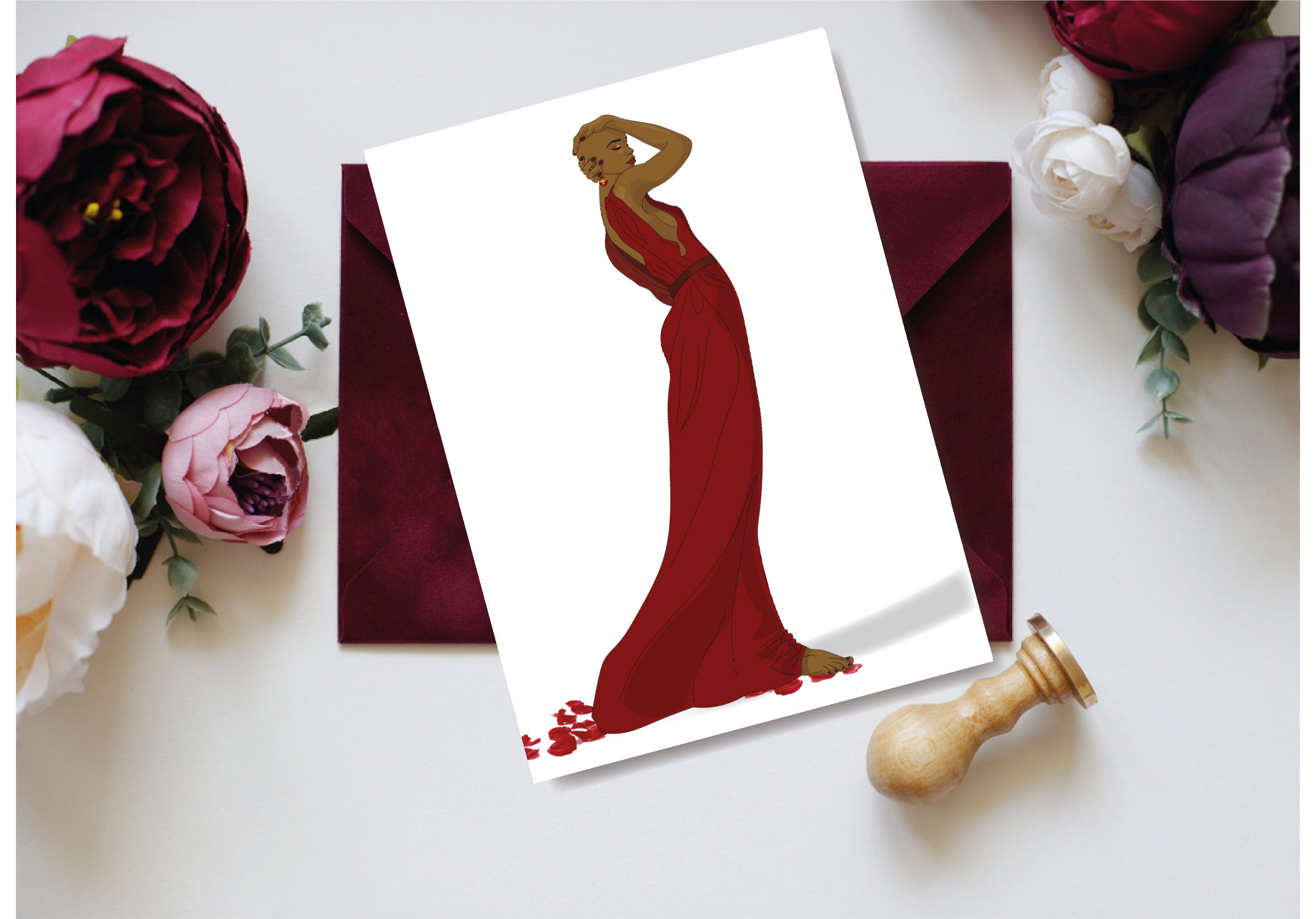 Newly Weds Black Couple Wedding Card Prom Night Happy | Etsy