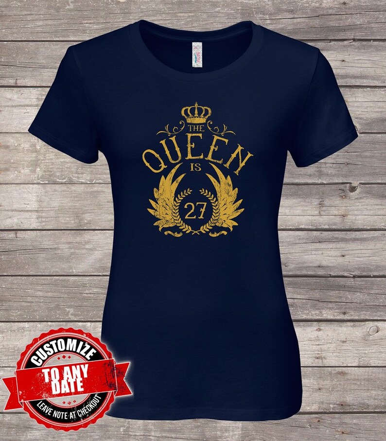 The Queen is 27 27th Birthday 27th Birthday Gifts for Women - Etsy India