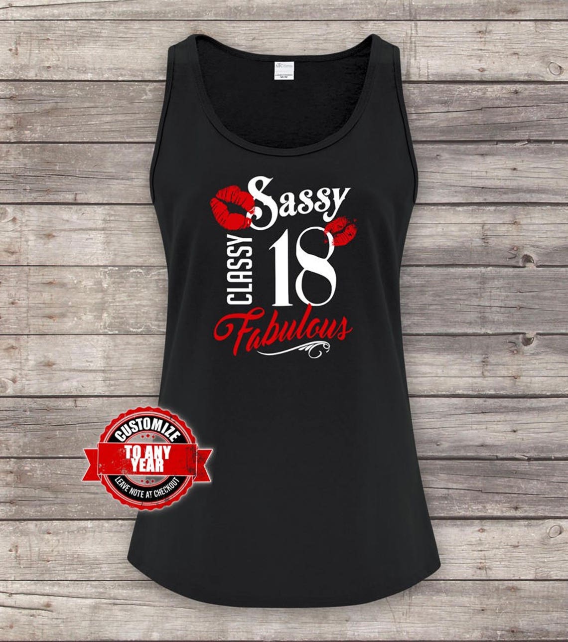 Sassy Fabulous Classy 18 18th Birthday 18th Birthday Gifts | Etsy