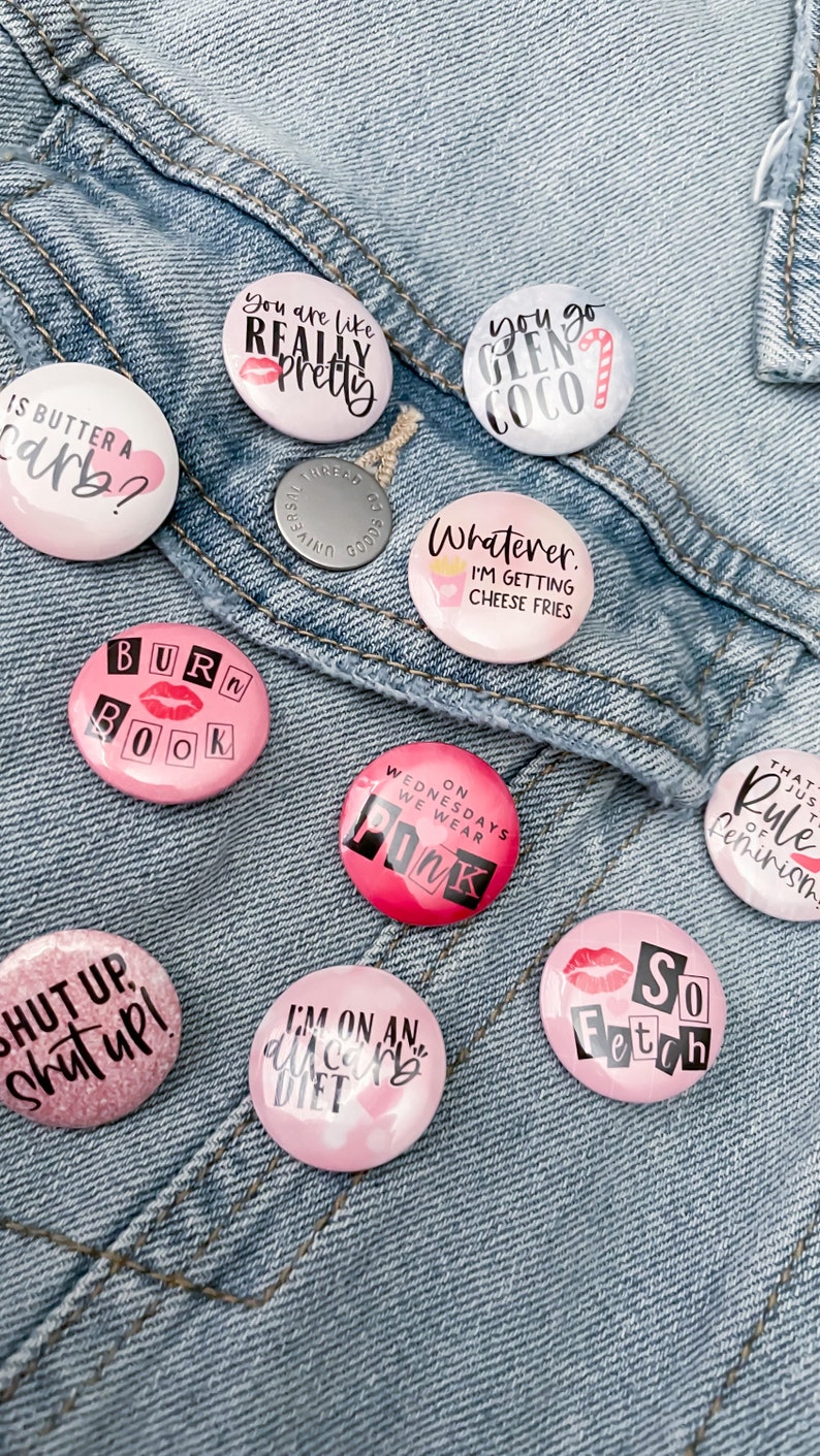 Mini Button Bundle Mean Girls 1 Pins Flair - Etsy