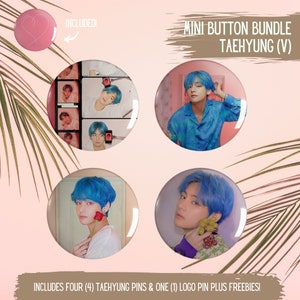 BTS Mini Button Bundle Metal Pins 1 Pins Map of the Soul Persona by BTS ...
