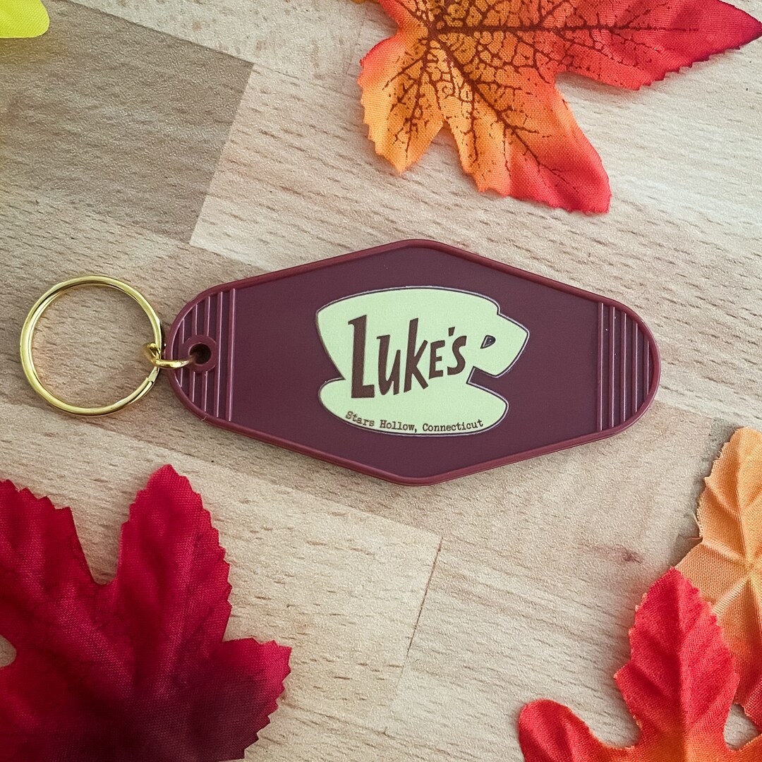 Motel Keychain Luke's Diner Plastic Retro - Etsy