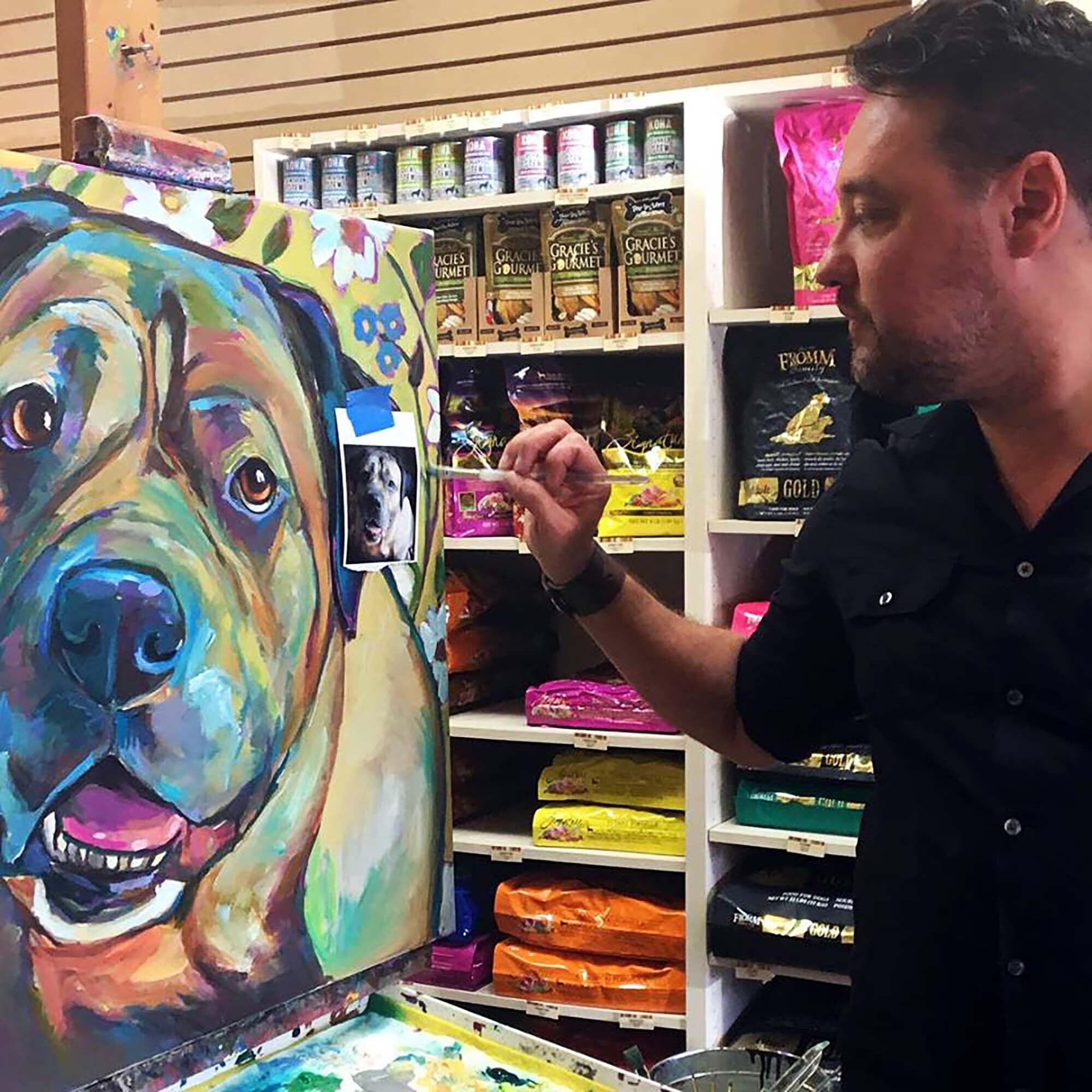 Colorful Pug Art Pug Art Print Cute Pug Wall Art Pug Lover | Etsy