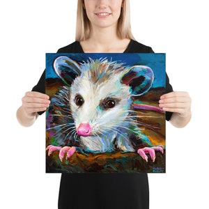 Fine Art Opossum Poster, Opossum Wall Art, Possum Home Decor, Possum ...