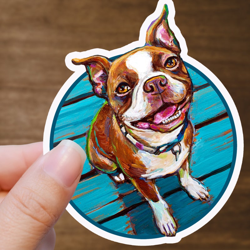Boston Terrier Decal - Etsy