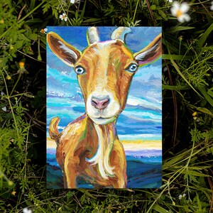 Goat Art Print, Goat Home Decor, Goat Lover Gift , Farmhouse Decor ...