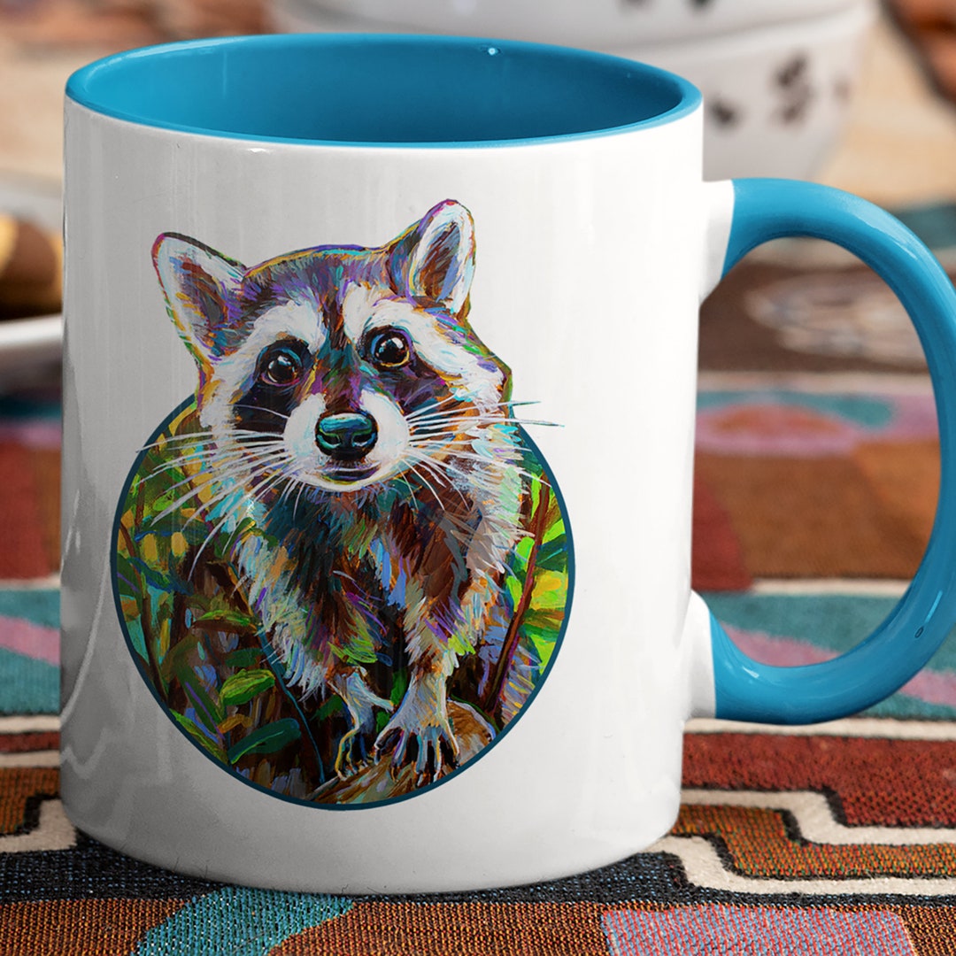 Cute Raccoon Coffee Mug, Raccoon Christmas Gifts, Racoon Birthday Gifts ...