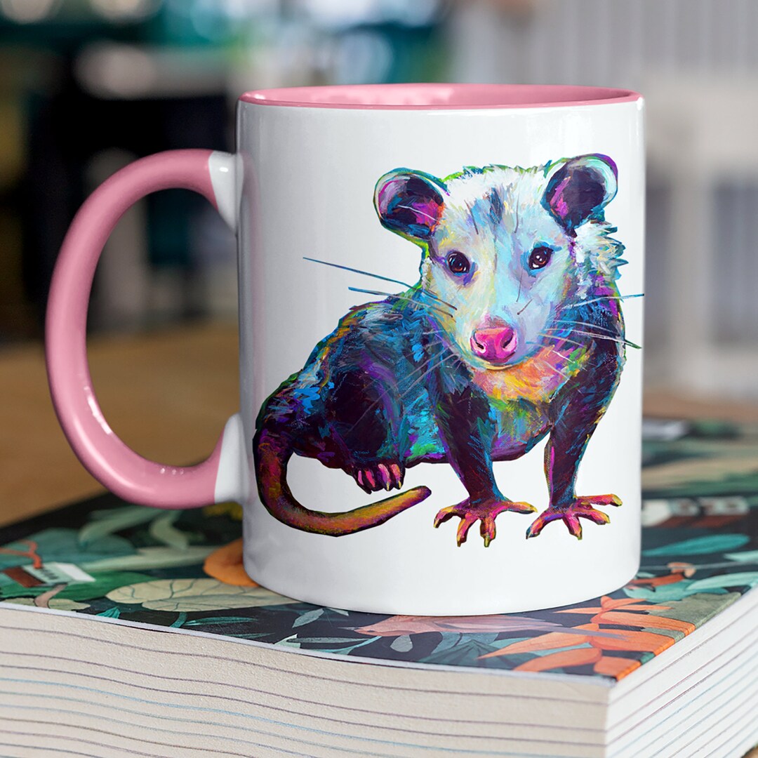 Opossum Coffee Mug, Opossum Gifts, Cute Opposum Mug, Coffee Mug ...