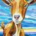 Goat Art Print, Goat Home Decor, Goat Lover Gift , Farmhouse Decor ...