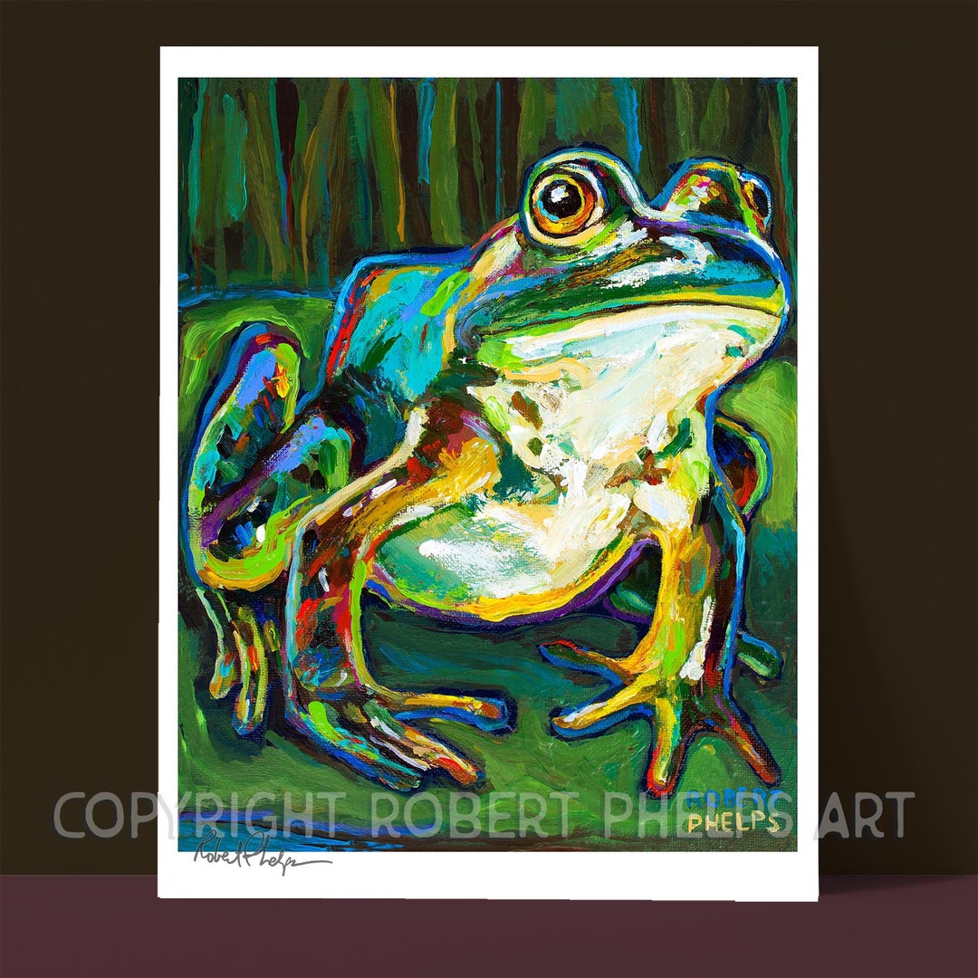 Goblincore Frog Art Print, Dark Academia Frog, Cottage Core Frog ...