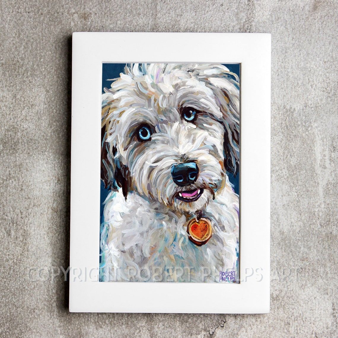 Fine Art. Cute Aussiedoodle Puppy. 4x6 Unframed Mini Print for - Etsy