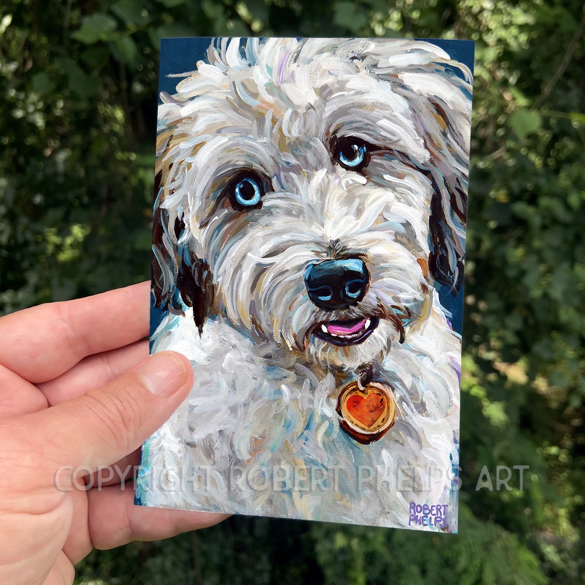 Fine Art. Cute Aussiedoodle Puppy. 4x6 Unframed Mini Print for - Etsy