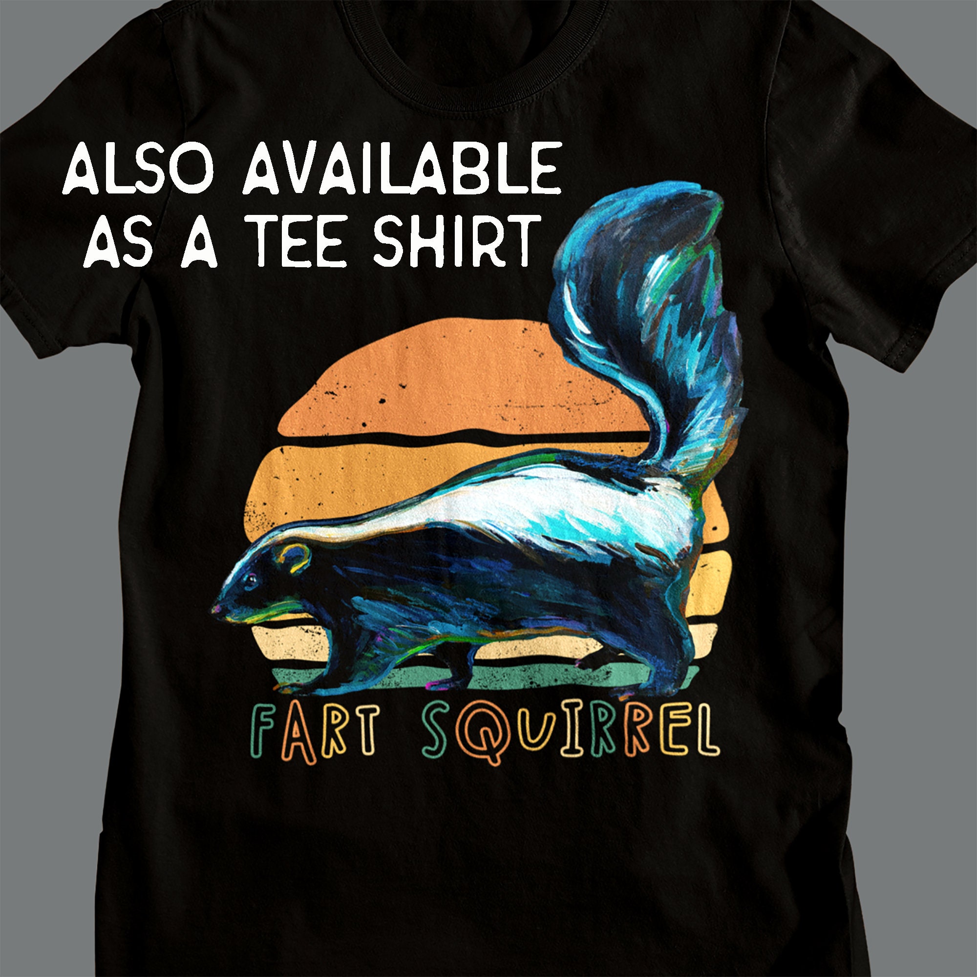 Fart Squirrel Sticker Funny Skunk Sticker Funny Laptop - Etsy