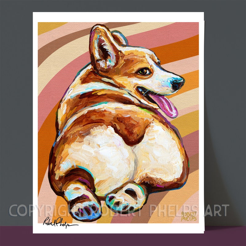 Corgi Wall Art - Etsy