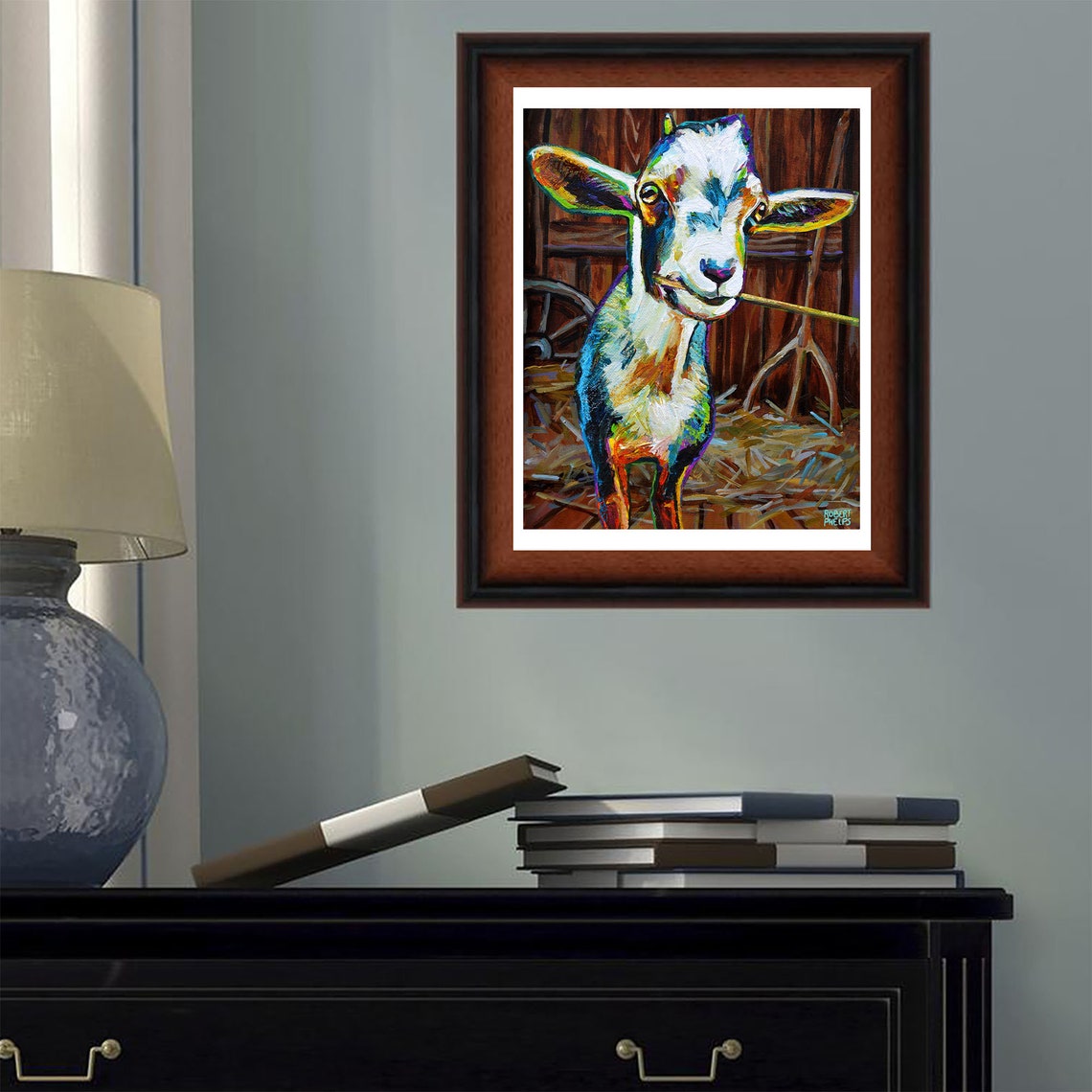 GOAT PAINTING ART Print by Robert Phelps Goats Goat Gift - Etsy