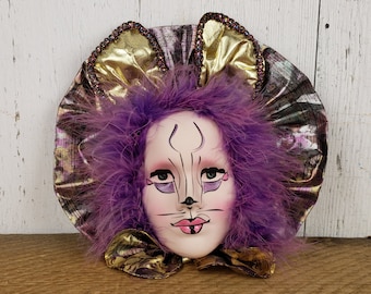 Ceramic Mask Vintage - Etsy