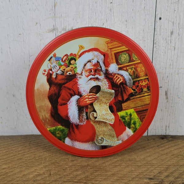 Christmas List Tin Box - Etsy