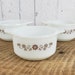 Vintage Set of 3 Dynaware Termocrisa Glassware Individual Casserole ...