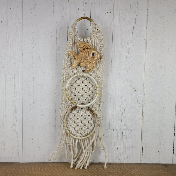 Fish Macrame Ring - Etsy