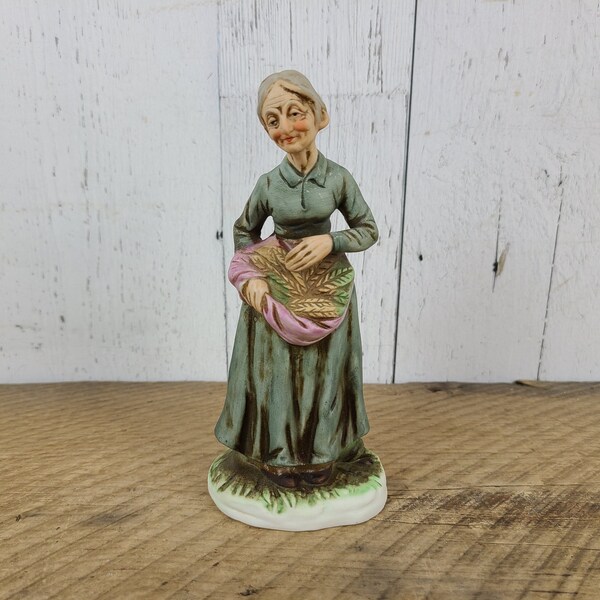 Old Woman Figurine - Etsy